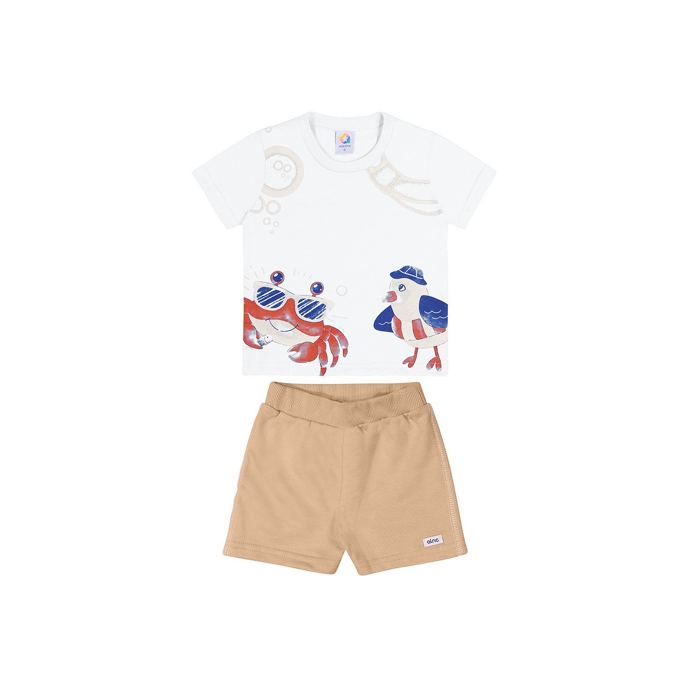 Conjunto Caranguejo Menino Alenice